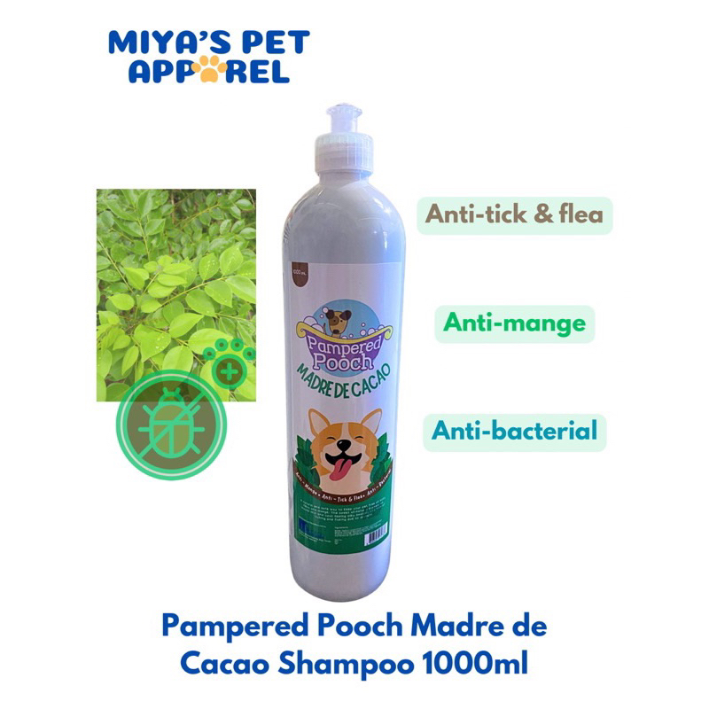 1000ml Pampered Pooch Madre de Cacao Shampoo (New) | Shopee Philippines