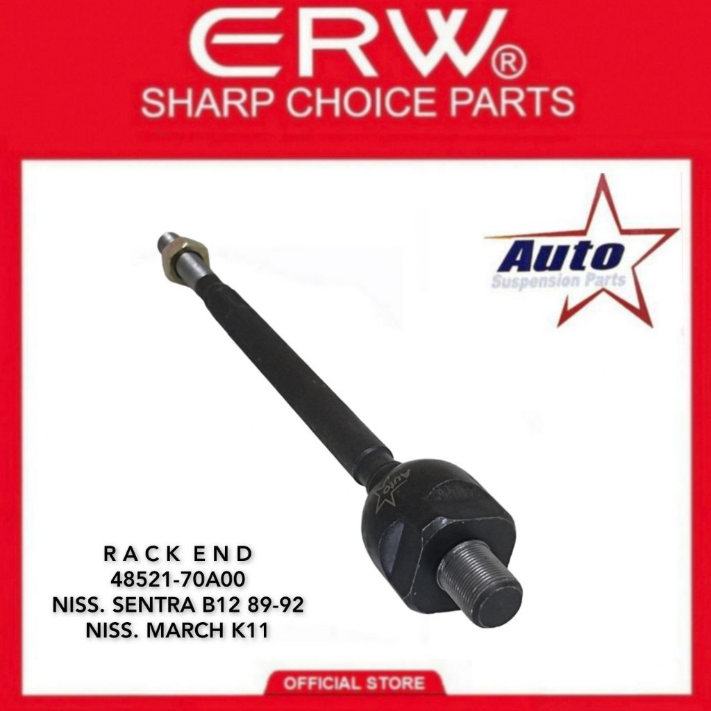 RACK END NISSAN SENTRA B12 89-92 / MARCH K11 L/R Replacement part no: ( 48521-70A00 ) 1PC ...