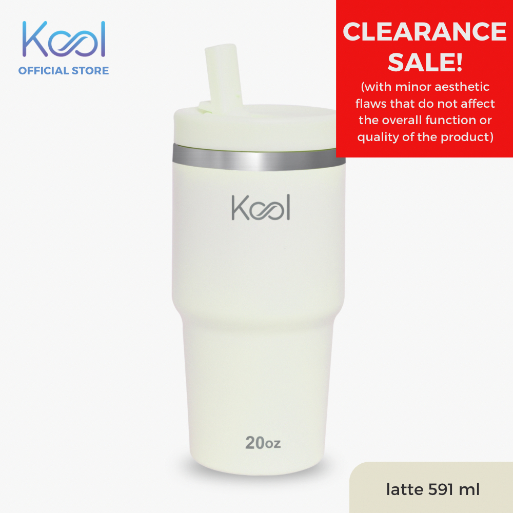 Kool Insulated Stainless Steel Desk Tumbler With Straw - 20oz/591ml ...