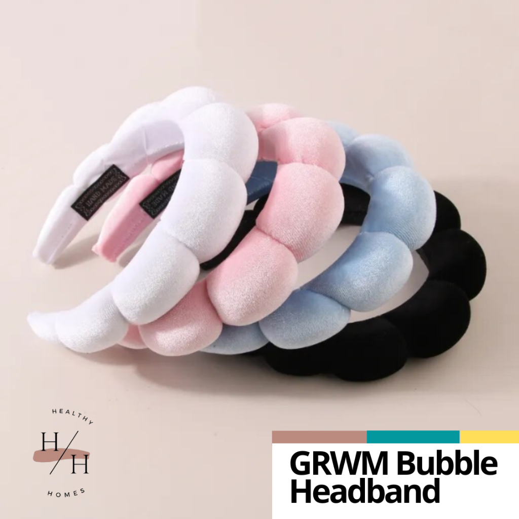 Healthyhomes GRWM Bubble Silk Headband Cute Stylish Trendy Affordable ...