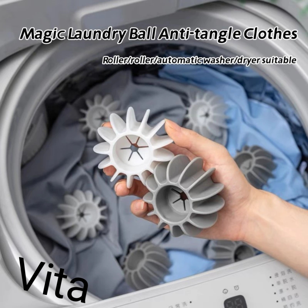 vita Decontamination Magic Laundry Ball Anti-tangle Clothes Clean ...