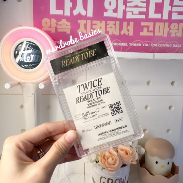 TWICE Concert Ticket Frame/Photocard Frame with Stand Ready to Be ...