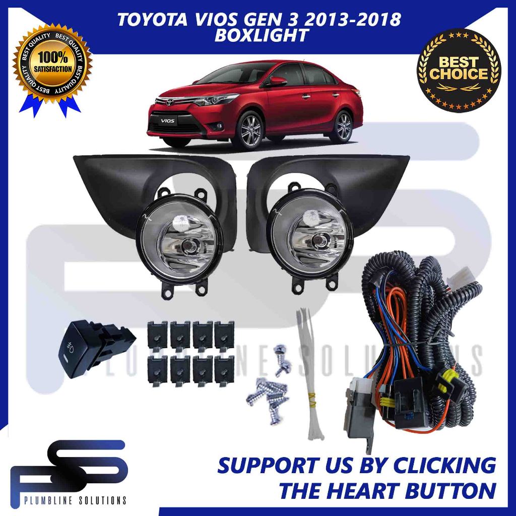 LightBox Fog Lamp / Fog Light Toyota Vios Superman High Quality ...