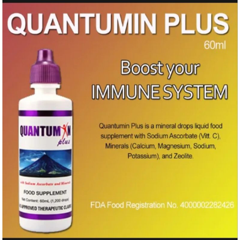 Quantumin plus 60mL 1200 drops super sale | Shopee Philippines