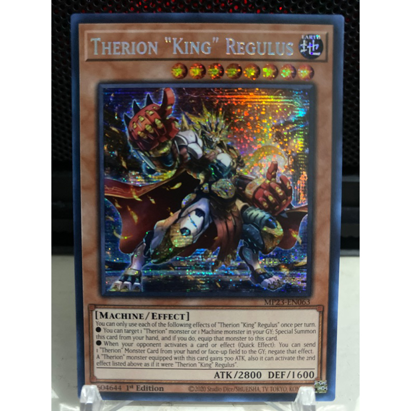 Therion King" Regulus" - MP23-EN063 - Prismatic Secret Rare 1st Edition | Shopee Philippines