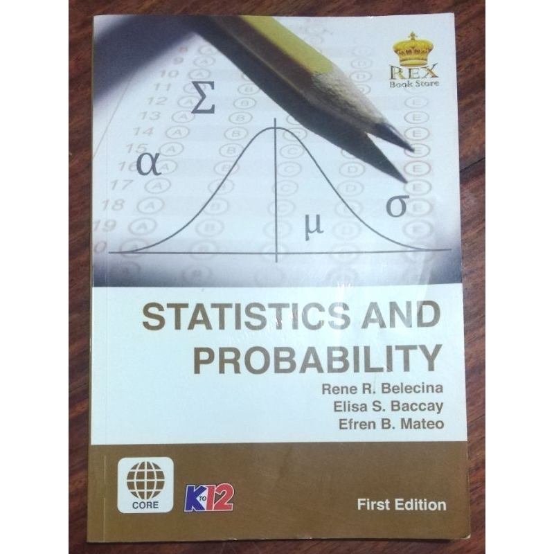 STATISTICS AND PROBABILITY. textbook. First Edition. | Shopee Philippines