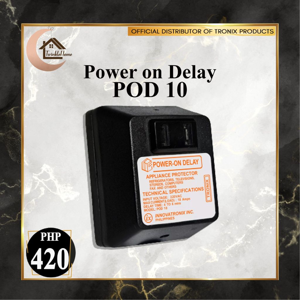 TwinkleHome/Tronix POD-10 Power on Delay POD10 / POD 10 Appliance ...