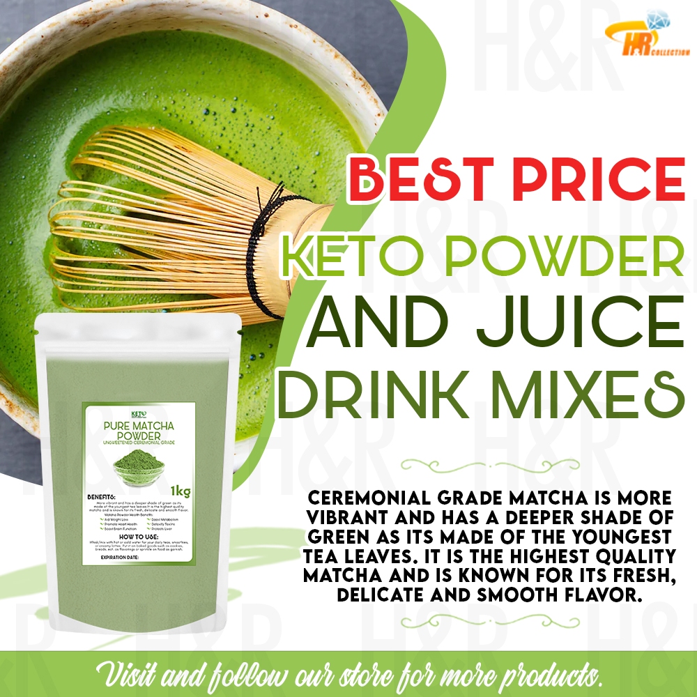Pure Matcha Powder CEREMONIAL GRADE 1kg, Weight Loss, Keto Diet, Body ...