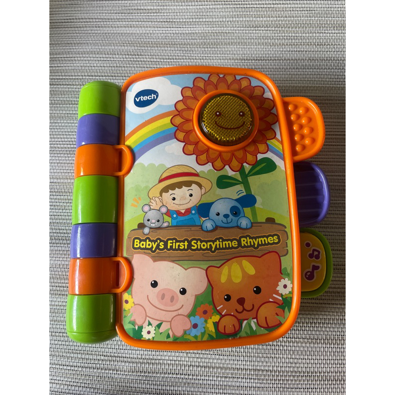 Vtech Baby’s First Storytime Rhyme Book Baby Musical Toy | Shopee ...