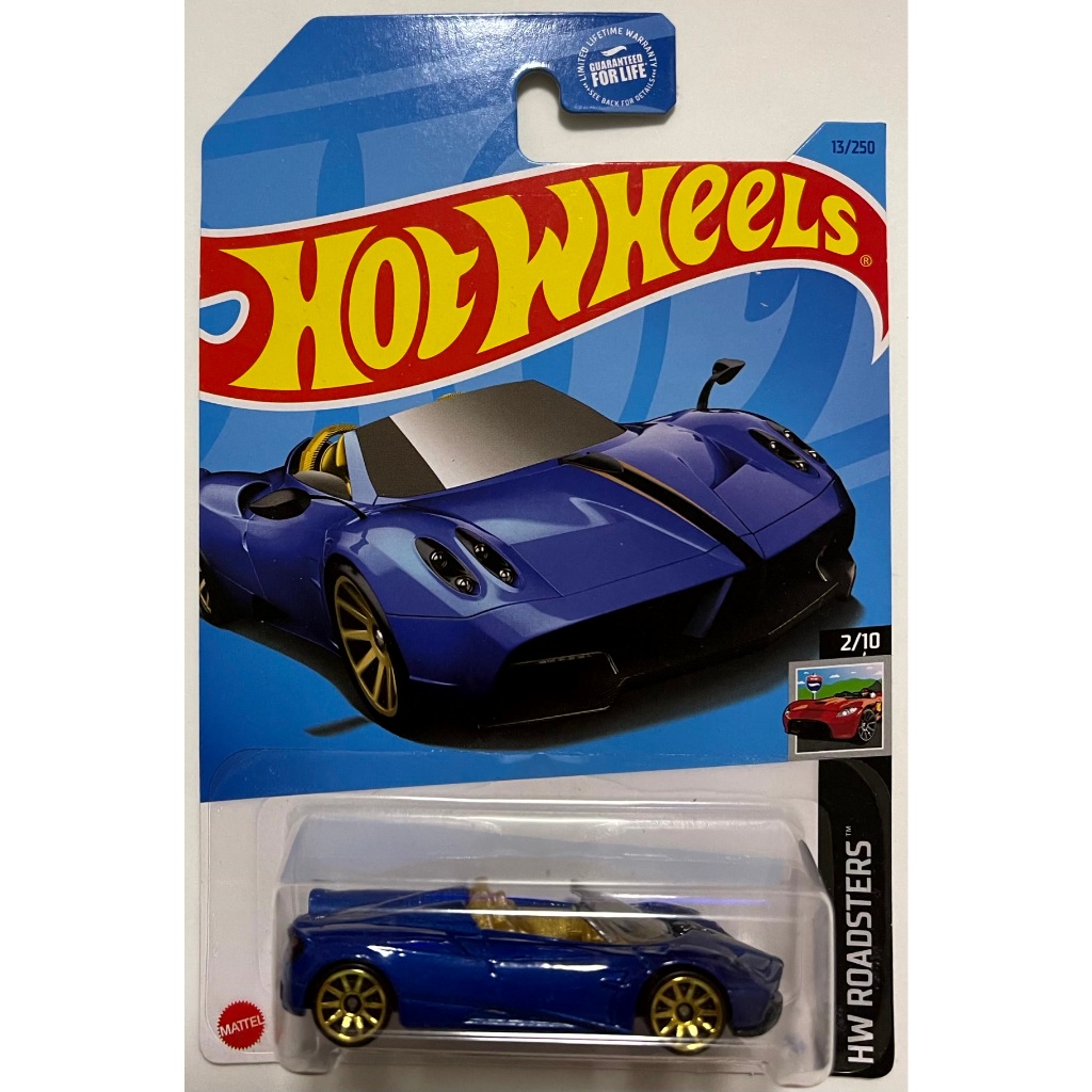 Hot Wheels Hw Roadsters 17 Pagani Huayra Roadster Blue 31a