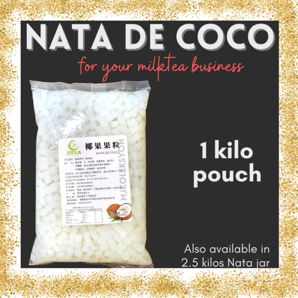 Nata de Coco 1KILO POUCH ONLY Coconut Jelly Milktea Supplies | Shopee ...