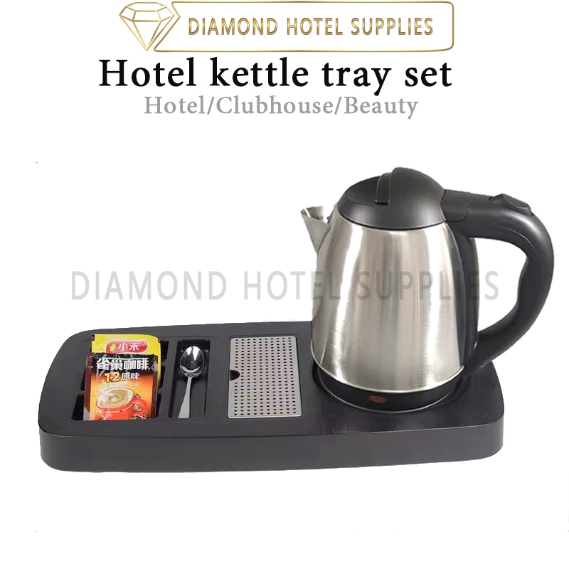Hotel Supplies Standard Electric Kettle Tray Set Hotel Guest Room ...