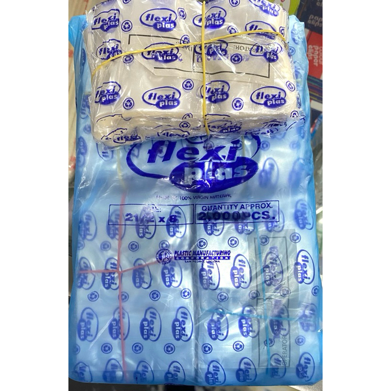 500 pcs 2-1/2x8 Flexi plas clear plastic .0008 thickness | Shopee ...