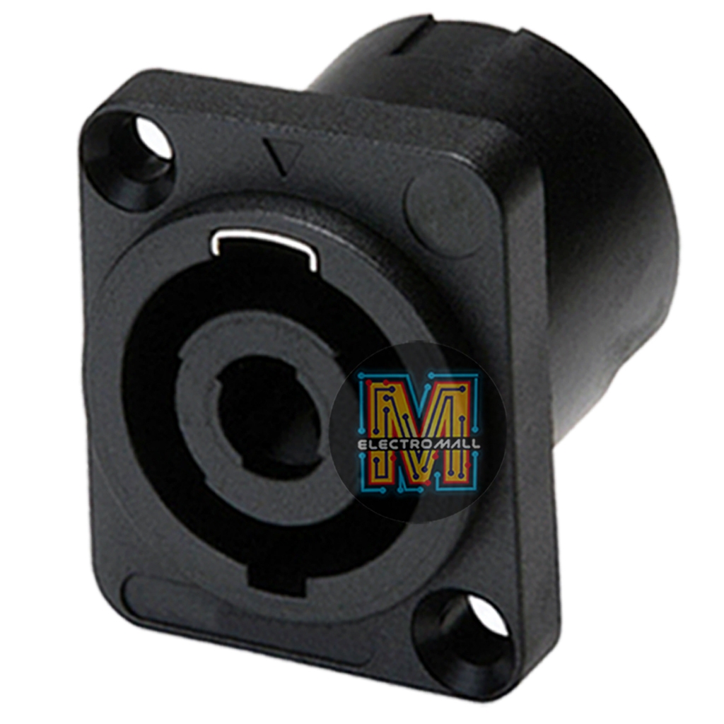 NL4MP 4 Pole Chassis Female Audio Speakon Connector | Shopee Philippines