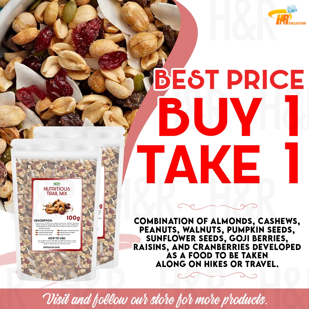 BUY 1 TAKE 1 Nutritious Trail Mix 100g Keto Diet, Super Food, Low Carb ...