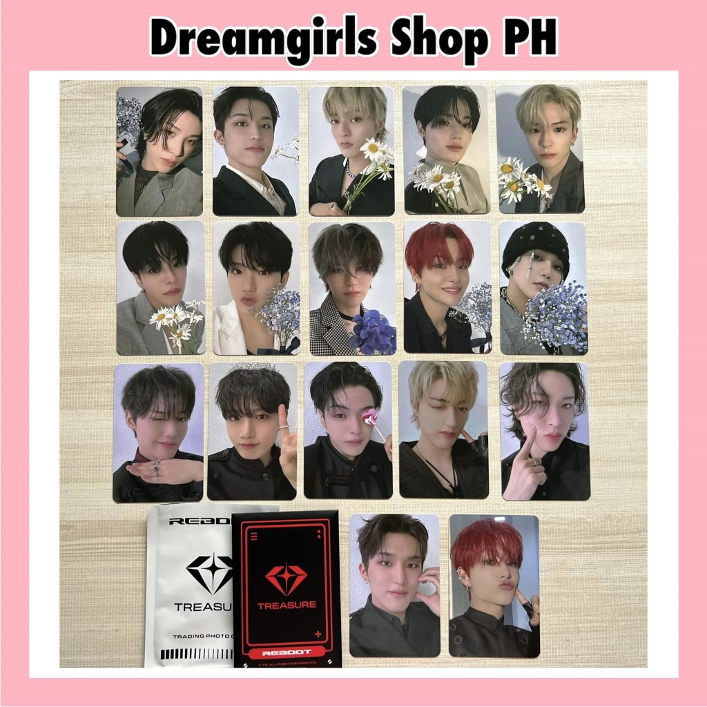 TREASURE Reboot Trading Photocard Special Photocard Selfie | Shopee ...