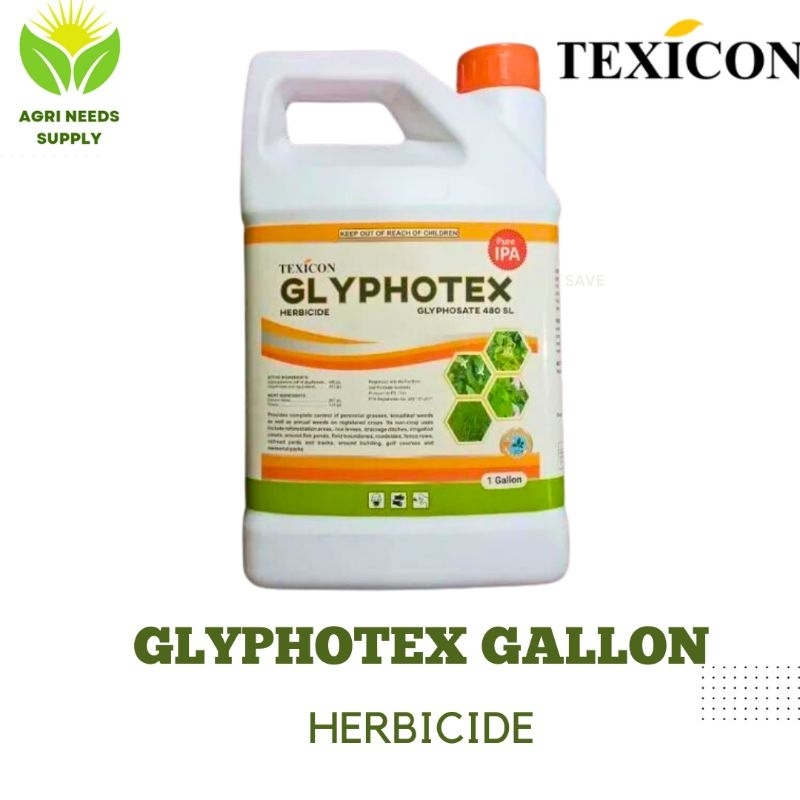 Glyphotex Glyphosate Herbicide/ Weed Control Gallon | Shopee Philippines
