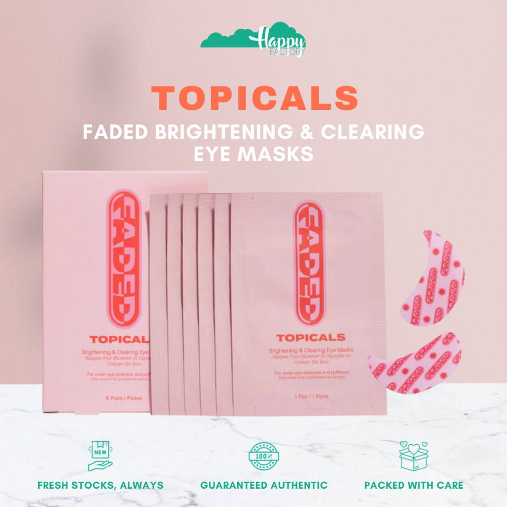 TOPICALS Faded Under Eye Brightening & Clearing Eye Masks | Shopee ...