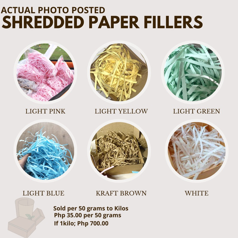 Affordable 50 grams Colored Shredded paper fillers | Shopee Philippines