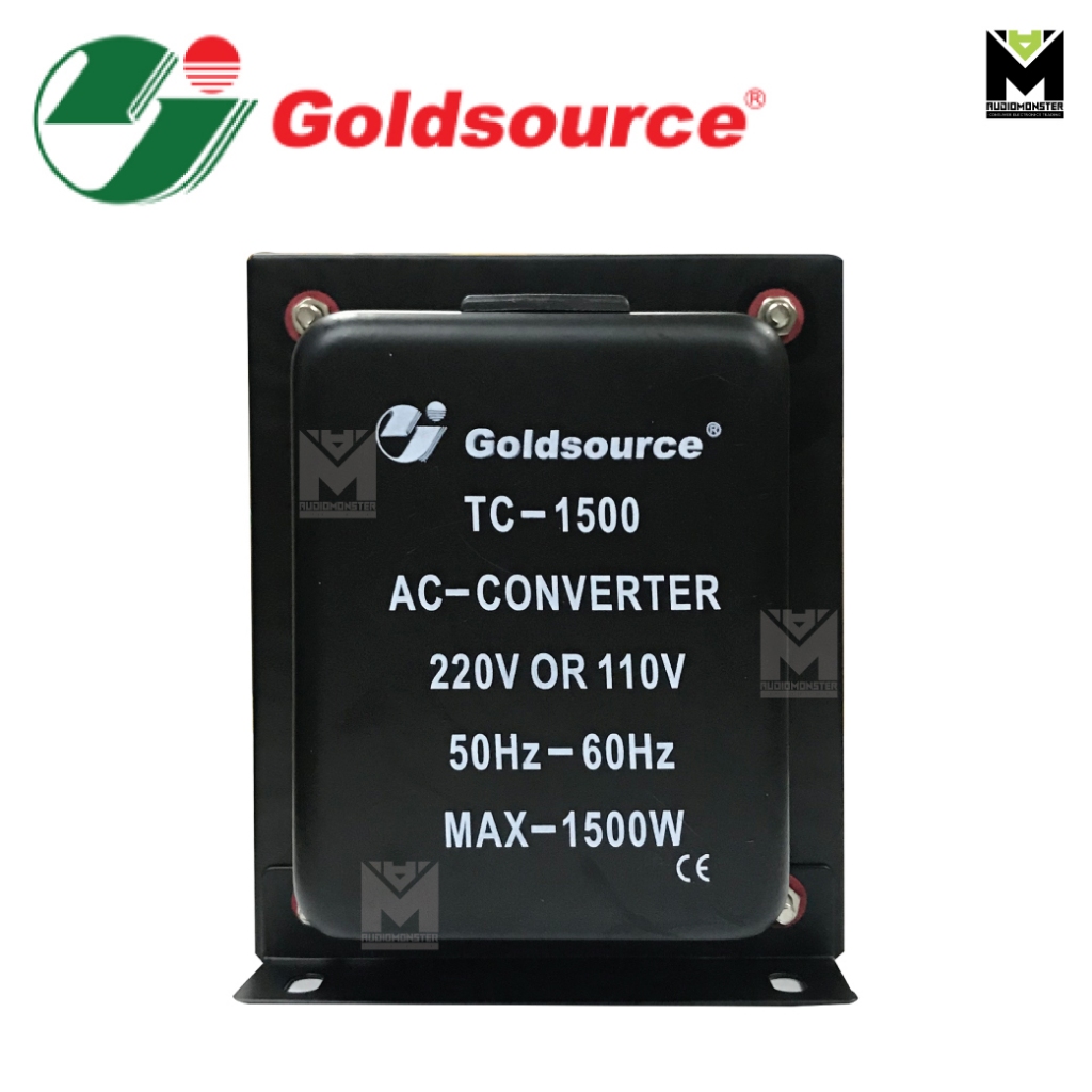 Goldsource TC-1500 / TCH-1500 Step Up Step Down Transformer 1500 Watts ...