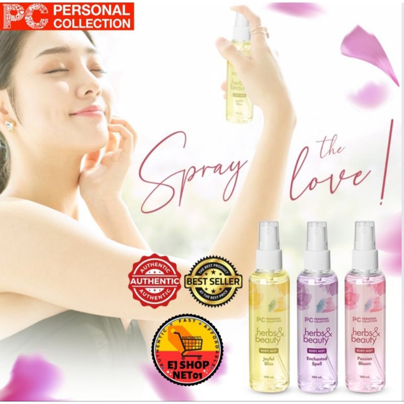 PERSONAL COLLECTION NEW HERBS AND BEAUTY BODY MIST SPRAY | Shopee ...