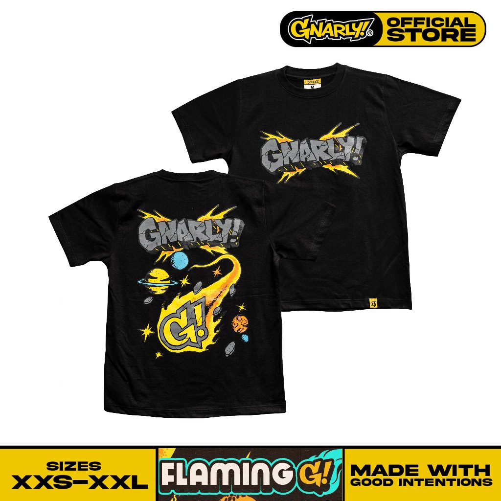Gnarly! Flaming T-Shirt | Shopee Philippines