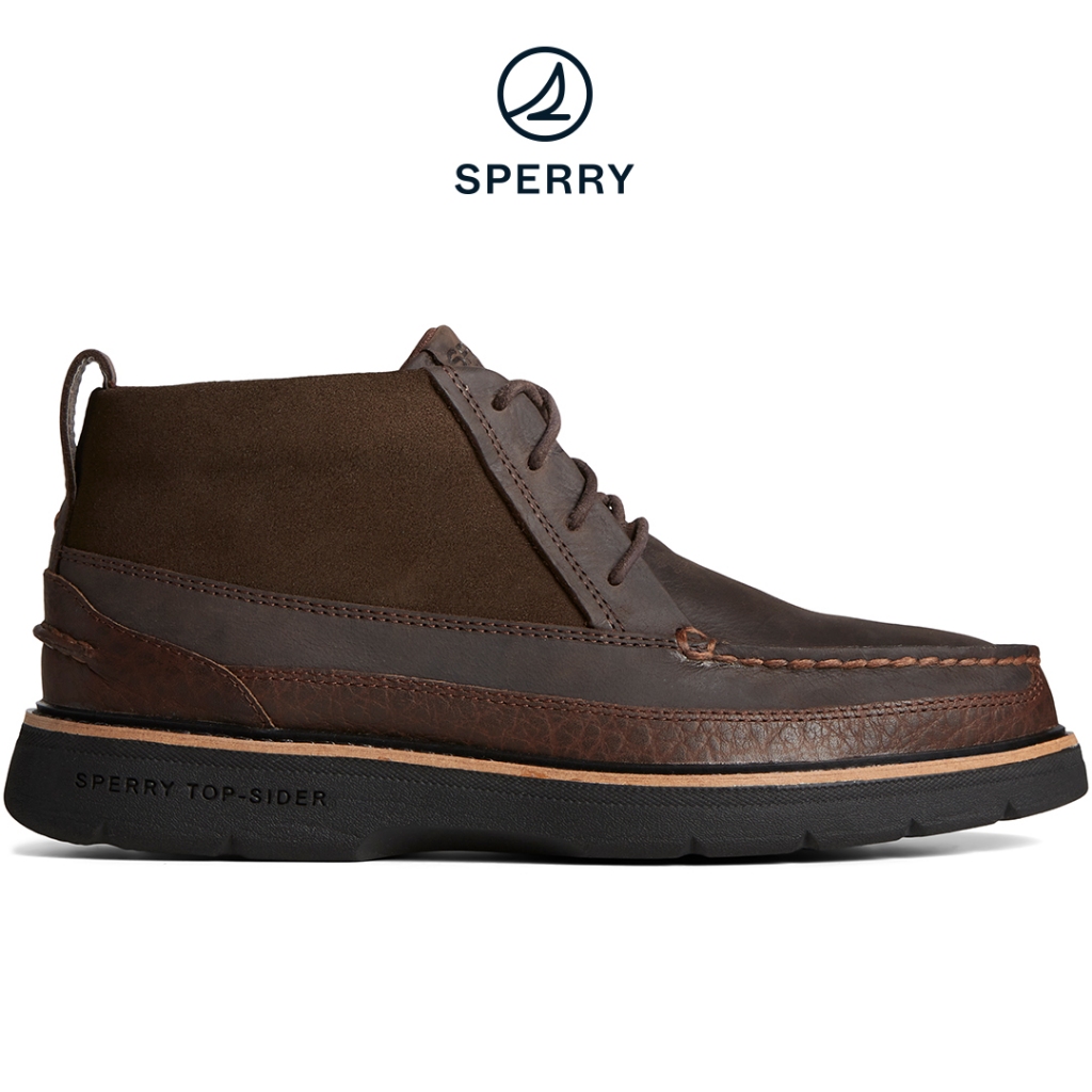 Men's Authentic Original Lug Chukka Plushwave™ Boot Brown (STS25310 ...