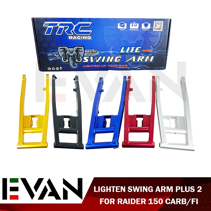 TRC Racing Full Cnc Swing Arm Plus 2 Raider 150 Carb / Fi Adjustable ...