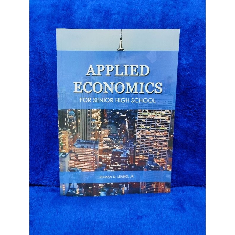 APPLIED ECONOMICS For Senior High School by Roman D. Leaño, Jr ...