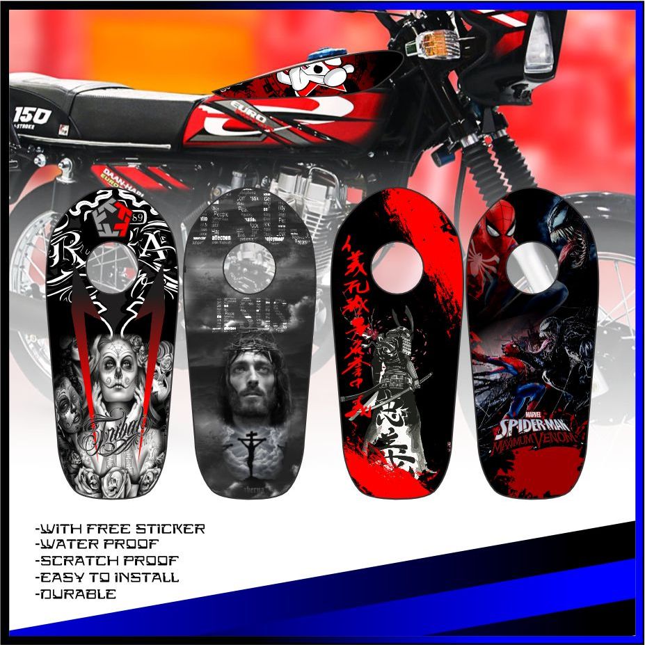 Daan Hari 150 Euro motor top tank sticker printed and high quality ...
