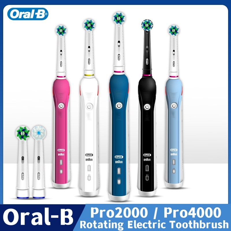 Oral B Electric Toothbrush Pro 4000 3D Smartseries Ultrasonic Electric ...