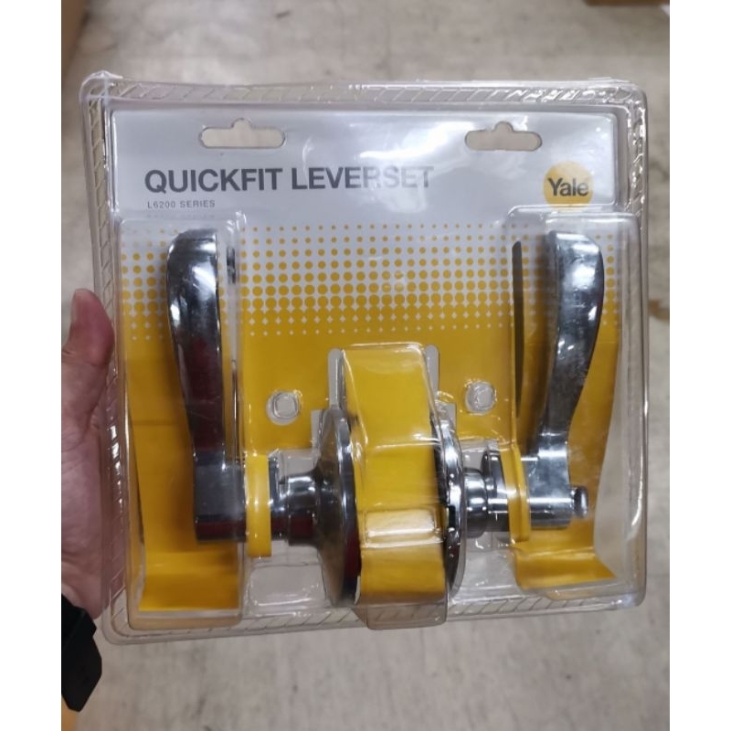 Yale Quickfit Entrance Lever Set #VL6217 US26 Chrome Plated (Left Hand ...