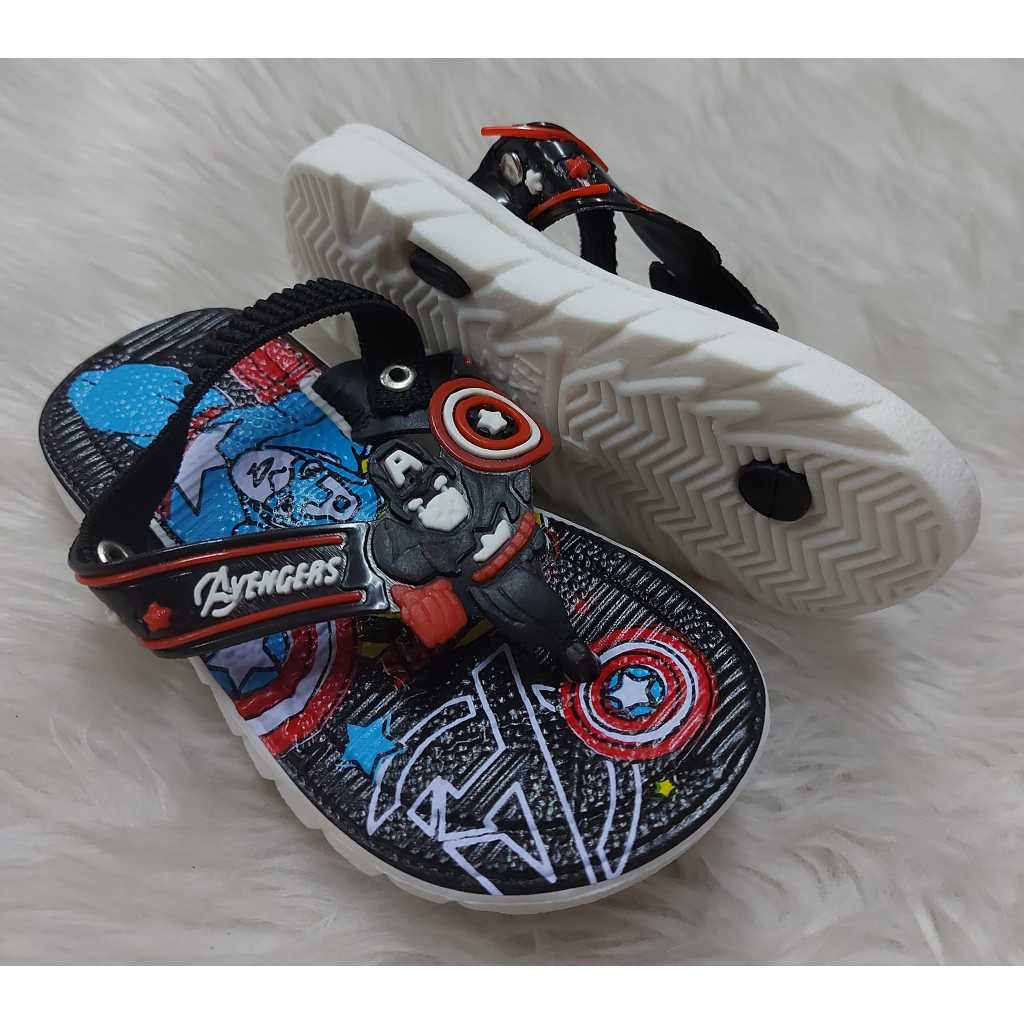 Avengers Rubber Slippers for Boys up to 2 years Old (With Sound ...
