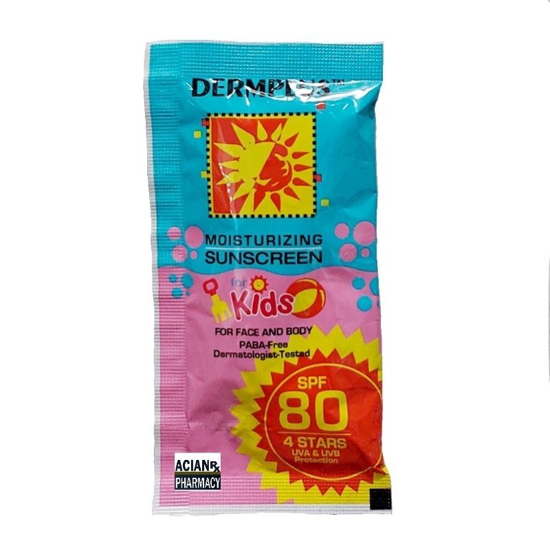 Dermplus SUNSCREEN for KIDS 15ml (one sachet) | Shopee Philippines