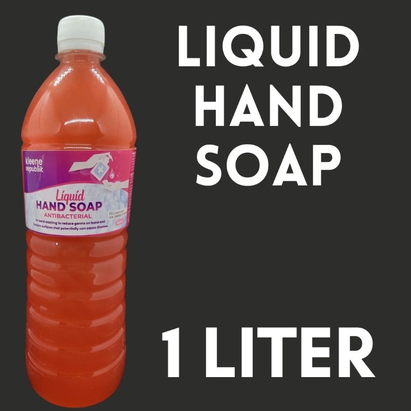 Liquid HandSoap Antibacterial Soap 1liter | Shopee Philippines