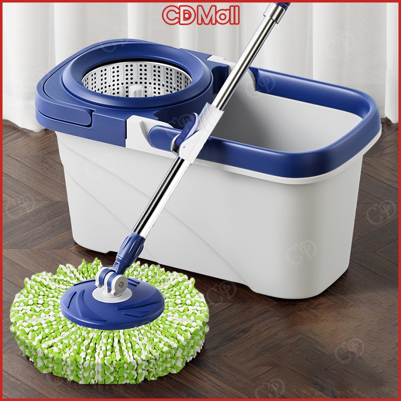 CD Mop With Spinner for Floor Cleaning Mop Bucket with Drain Cap ...