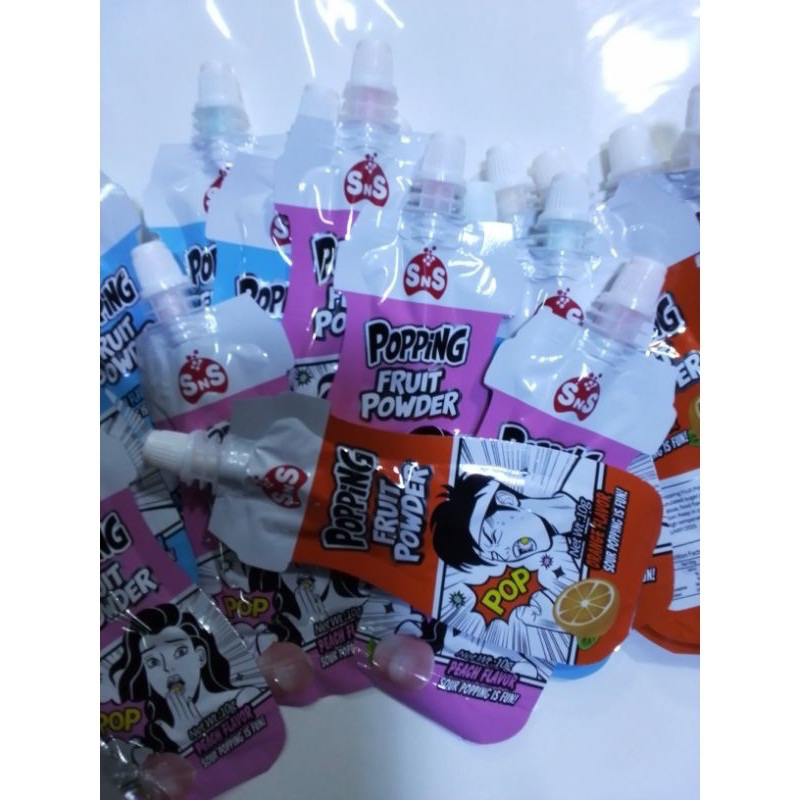 Popping fruit Powder 30pcs | Shopee Philippines