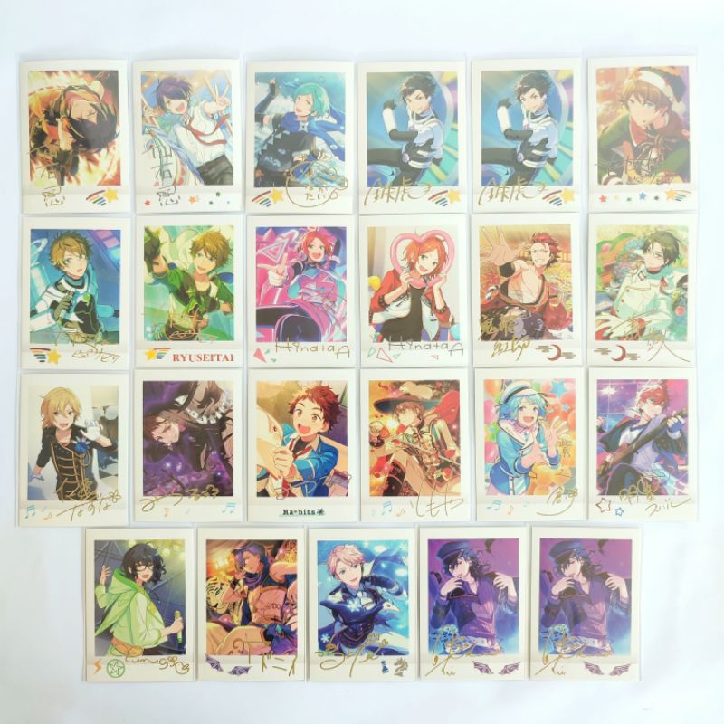P.2 Ensemble Stars! - Rei, Kanata, Midori, Arashi Signed Polaroid Photo ...
