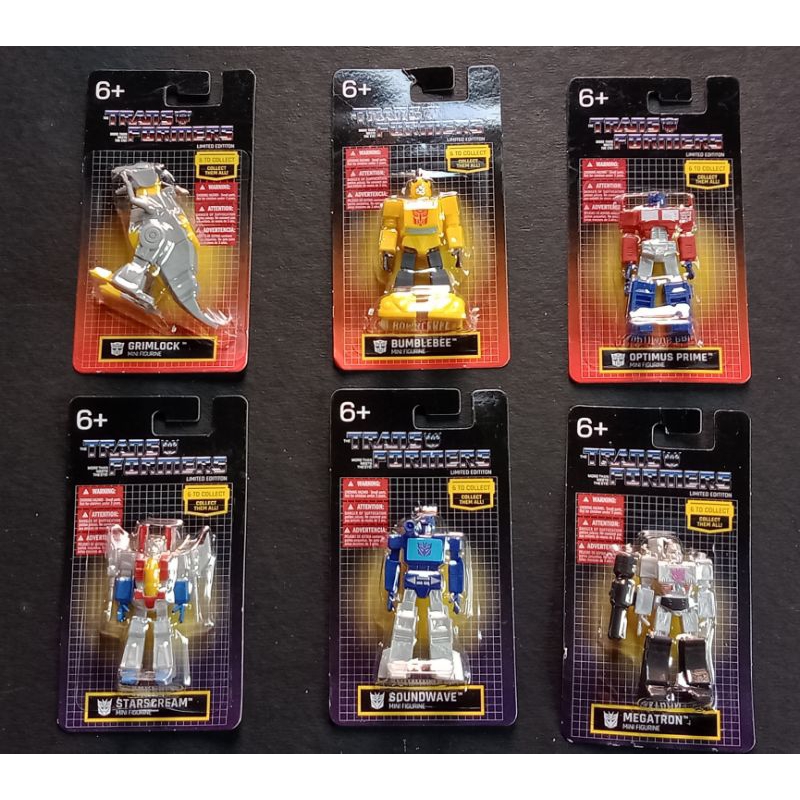 limited edition complete set transformers figure licensed by hasbro ...