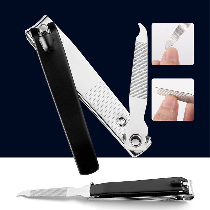 2 Toned stainless steel durable nail clipper nails cutter trimming tool ...