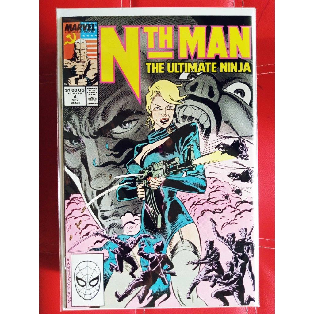 Nth Man the Ultimate Ninja 4 Marvel Comic Book VF 1989 | Shopee Philippines