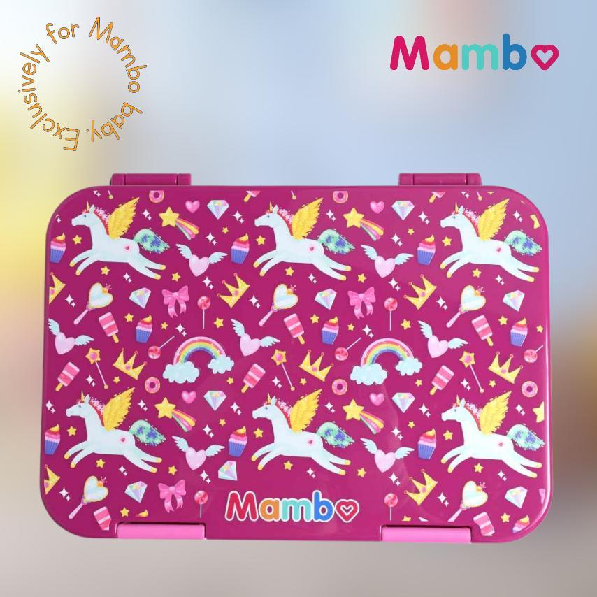 Mambo Bento Baon Box 4 to 6 Compartments Spillproof School Lunchbox For ...