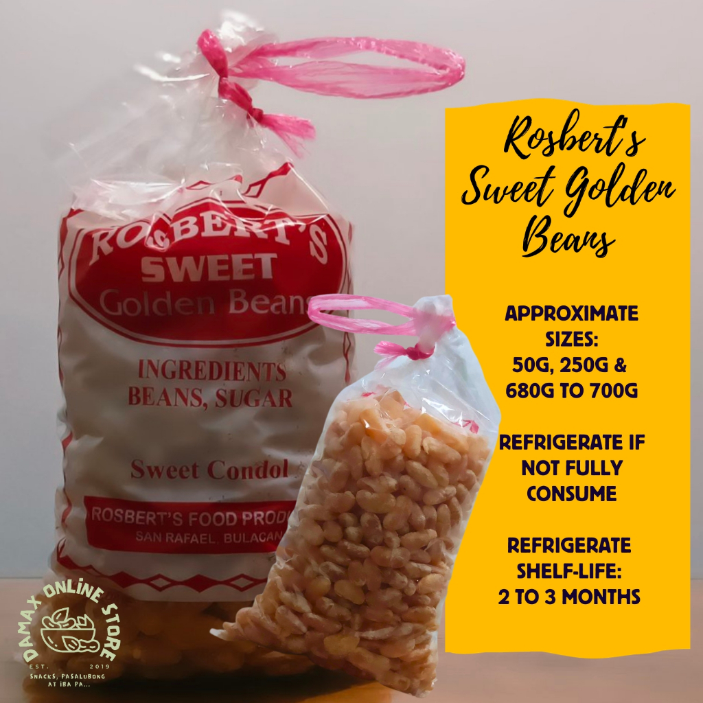 250g to 700g Sweet Candied Golden Beans Dessert I Delightful Treats ...