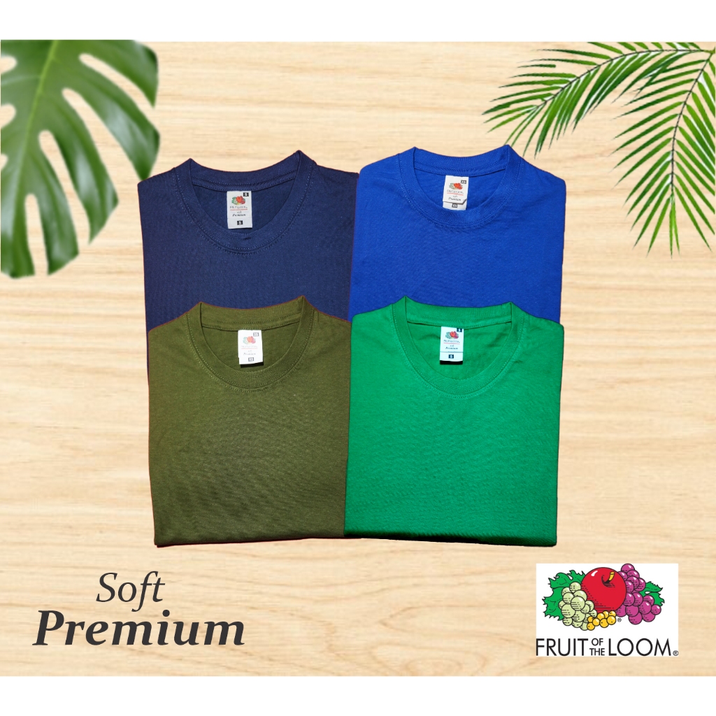 FRUIT OF THE LOOM (100% Cotton Soft Premium) | Shopee Philippines