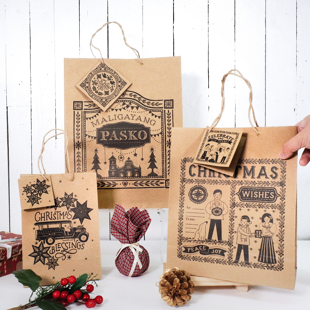 Papemelroti Gift Bag | Tote Bag Christmas Birthday | Gift Wrapping ...