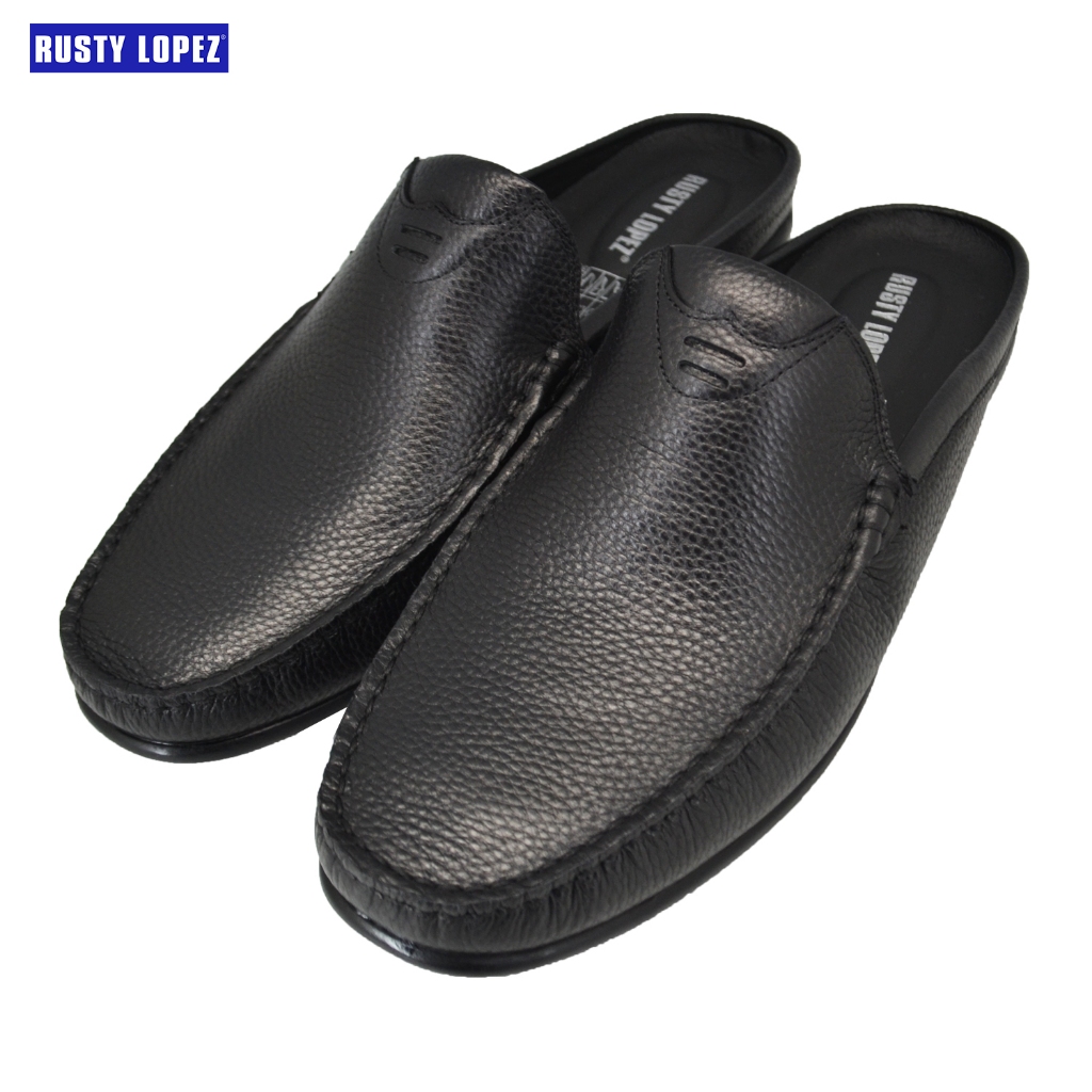 Rusty Lopez Men's Leather Formal Mules Shoes (Jonah) | Shopee Philippines