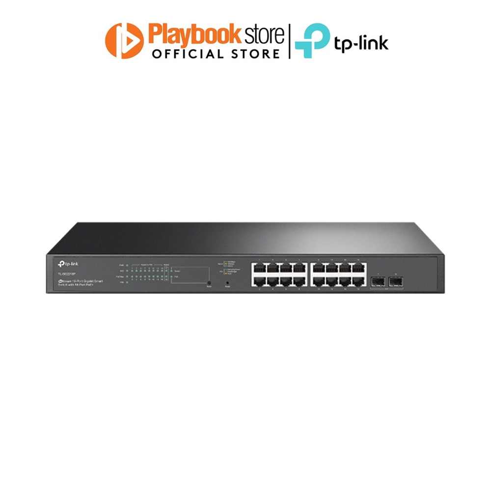 TP-Link TL-SG2218P JetStream 18-Port Gigabit Smart Switch with 16-Port ...