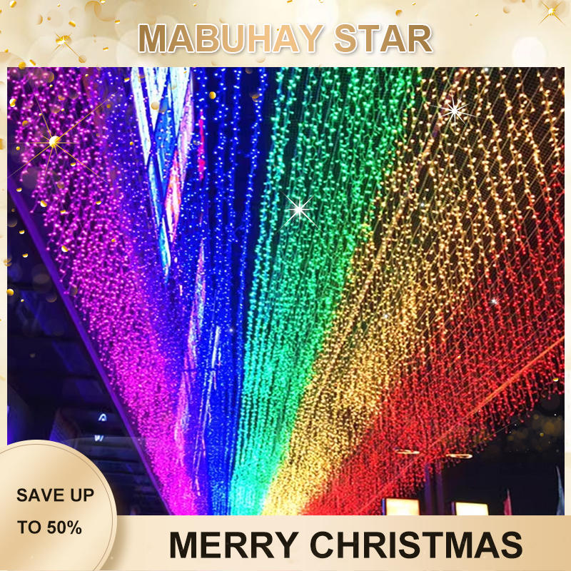MABUHAY STAR160/200L LED CURTAIN LIGHT/SERIES/TRANSPARENT LINE/OUTDOOR ...