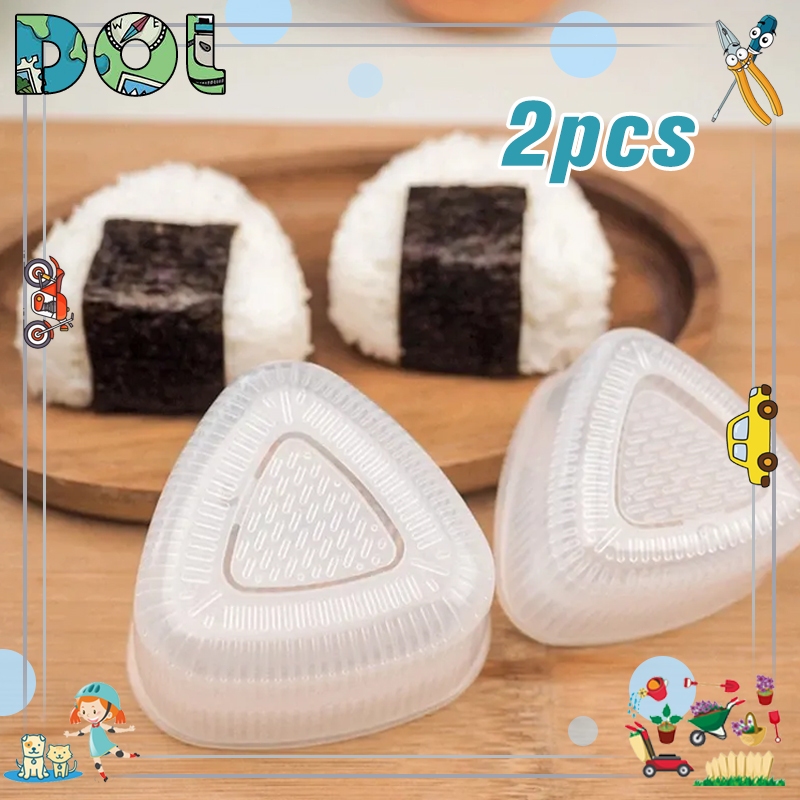 50pcs Disposable Triangle Rice Ball Transparent Pouch Heatable Food ...