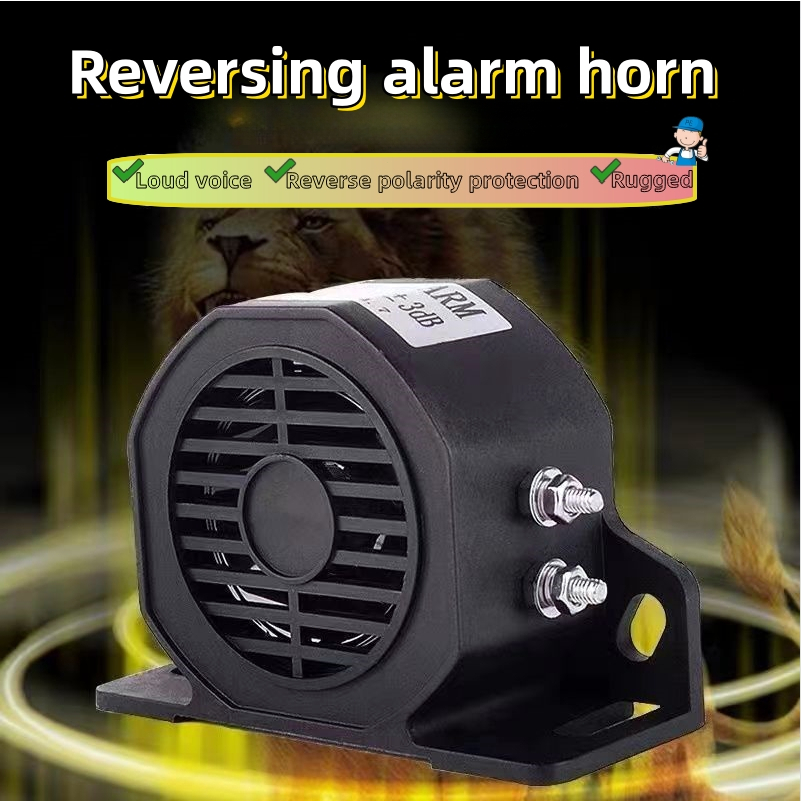 105dB Truck Back up Alarm Horn 12V 60V Heavy Duty Waterproof Reverse ...